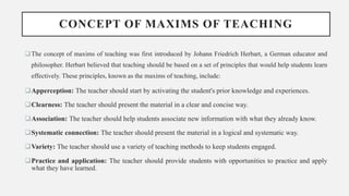Maxims of Teaching.pptx