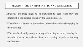 Maxims of Teaching.pptx
