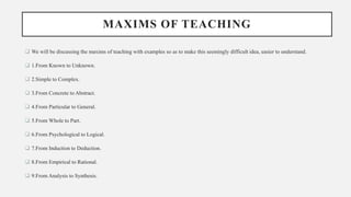 Maxims of Teaching.pptx