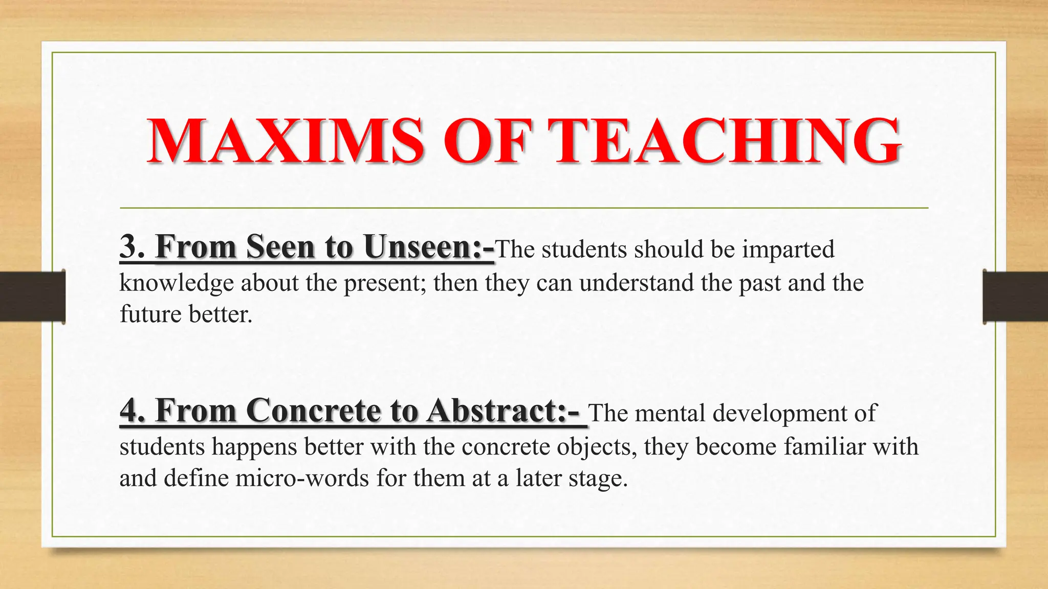 Maxims of Teaching teacher training technology.pptx | Workshops and Classes | Hobbies & Interests