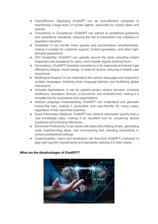 Maximum Advantages of Chatgpt | PDF