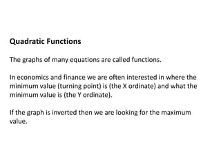 Maximum and minimum | PPTX