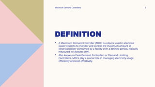 Maximum Demand Controllers energy conservation & Audit .pptx