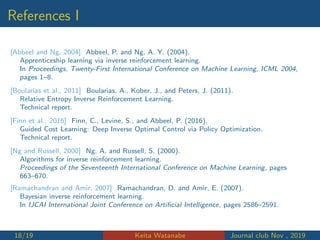 Maximum Entropy Inverse reinforcement learning | PPT | Free Download