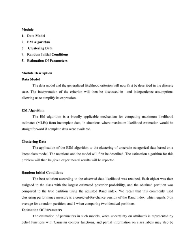 Maximum Likelihood Estimation From Uncertain Pdf
