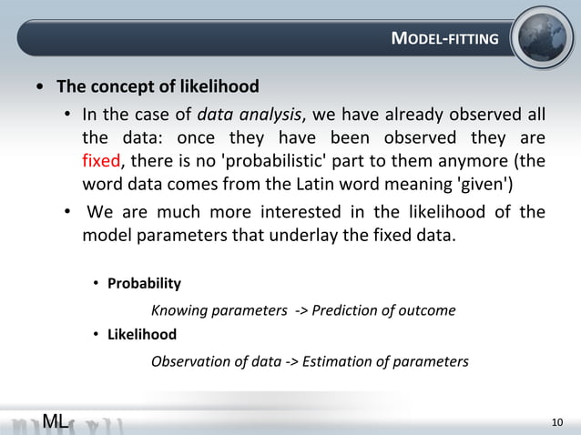 Introduction To Maximum Likelihood Estimator Ppt