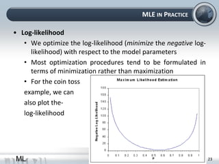 Introduction to Maximum Likelihood Estimator | PPTX