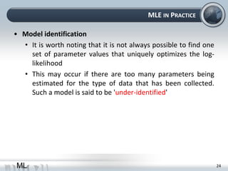Introduction to Maximum Likelihood Estimator | PPTX