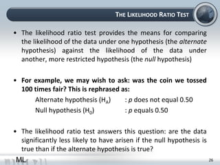 Introduction to Maximum Likelihood Estimator | PPTX