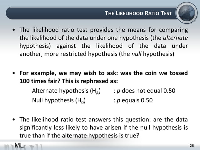 Introduction to Maximum Likelihood Estimator | PPTX