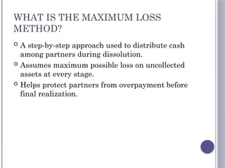 Maximum Loss Method in Dissolution & Insolvency.pptx