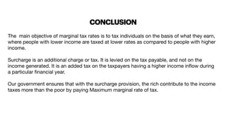 Maximum marginal rate of tax direct taxes | PPT