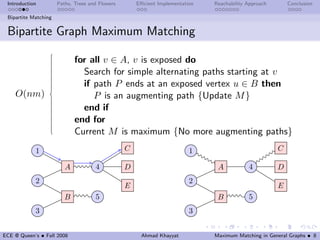 Maximum Matching in General Graphs | PDF