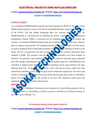 Maximum power extraction from wind energy system based on fuzzy logic control | PDF