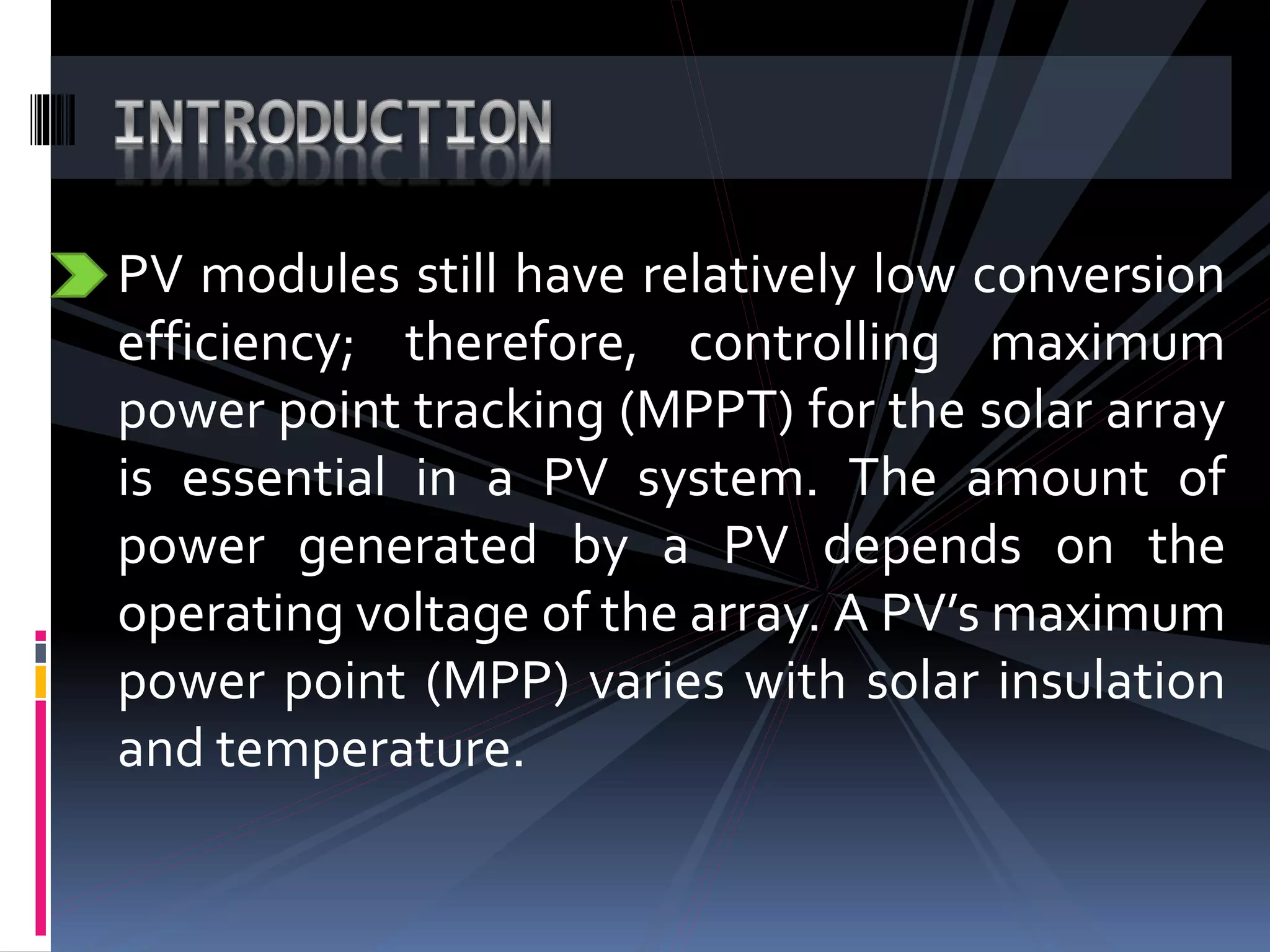 Maximum Power Point Tracking Saq Physics Science