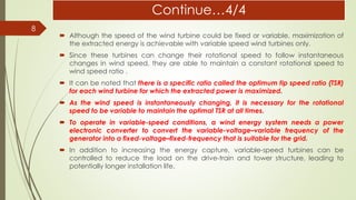 Maximum power point tracking algorithms for wind energy systems | PDF