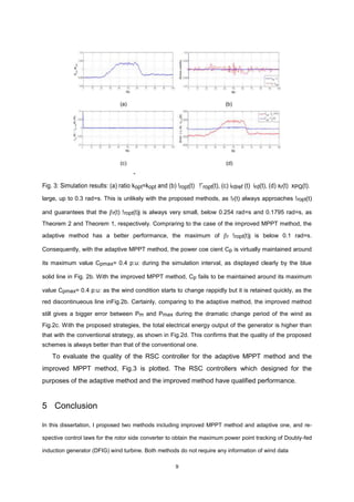 Maximum Power Point Tracking Of A Dfig Wind Turbine System.doc