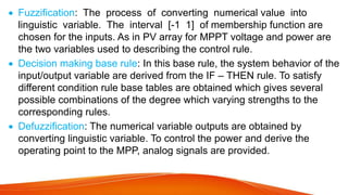 Maximum power point tracking system for photovoltaic systems | PPTX