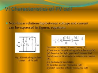 Maximum power point tracking techniques for photo voltaic | PPT