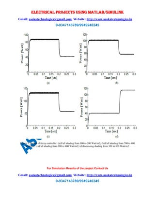 Maximum power point tracking using fuzzy logic controller under partial ...