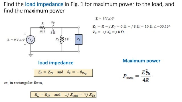 Maximum Power Tr Theorem Pptx