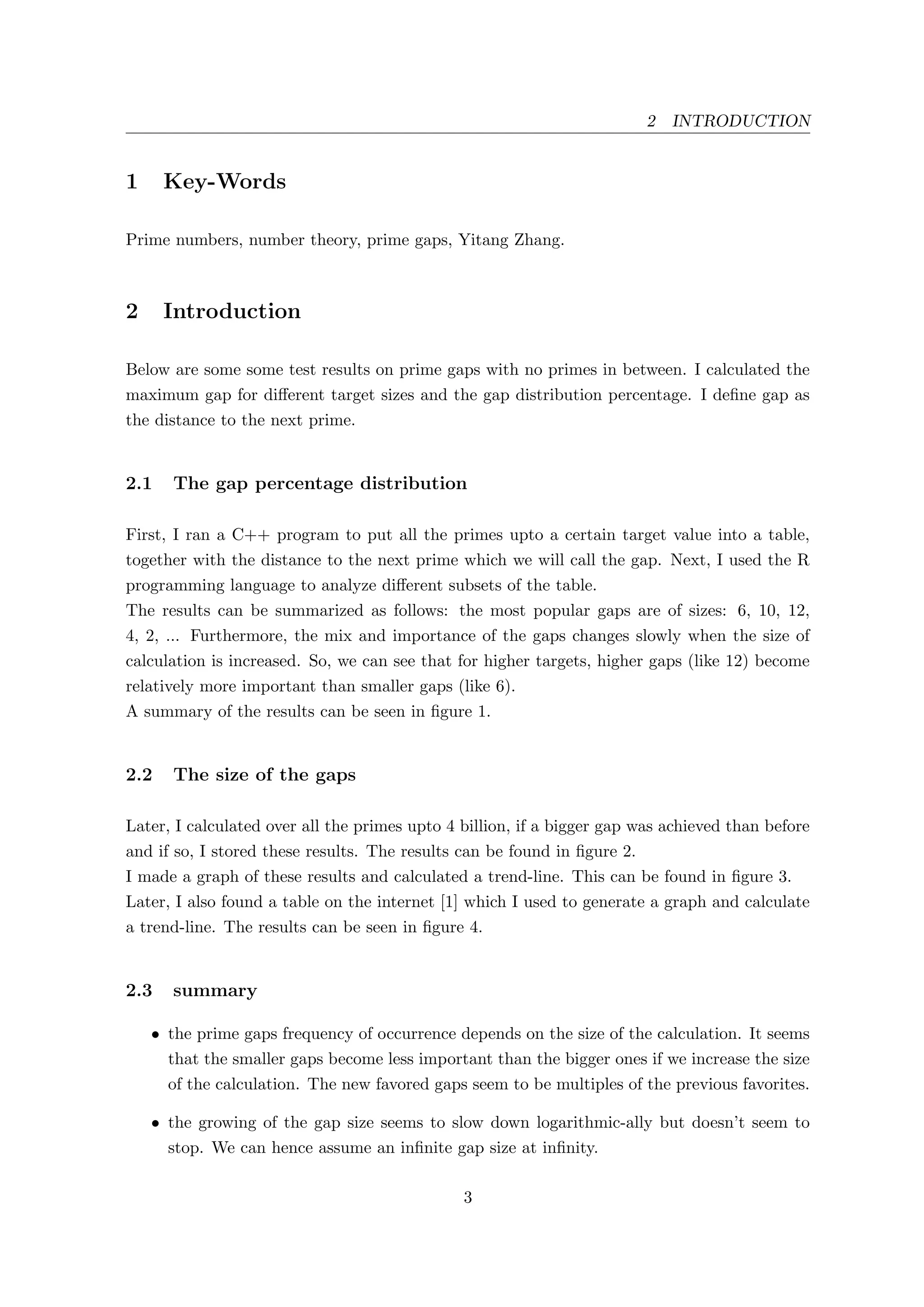 About the size and frequency of prime gapsMaximum prime gaps | PDF