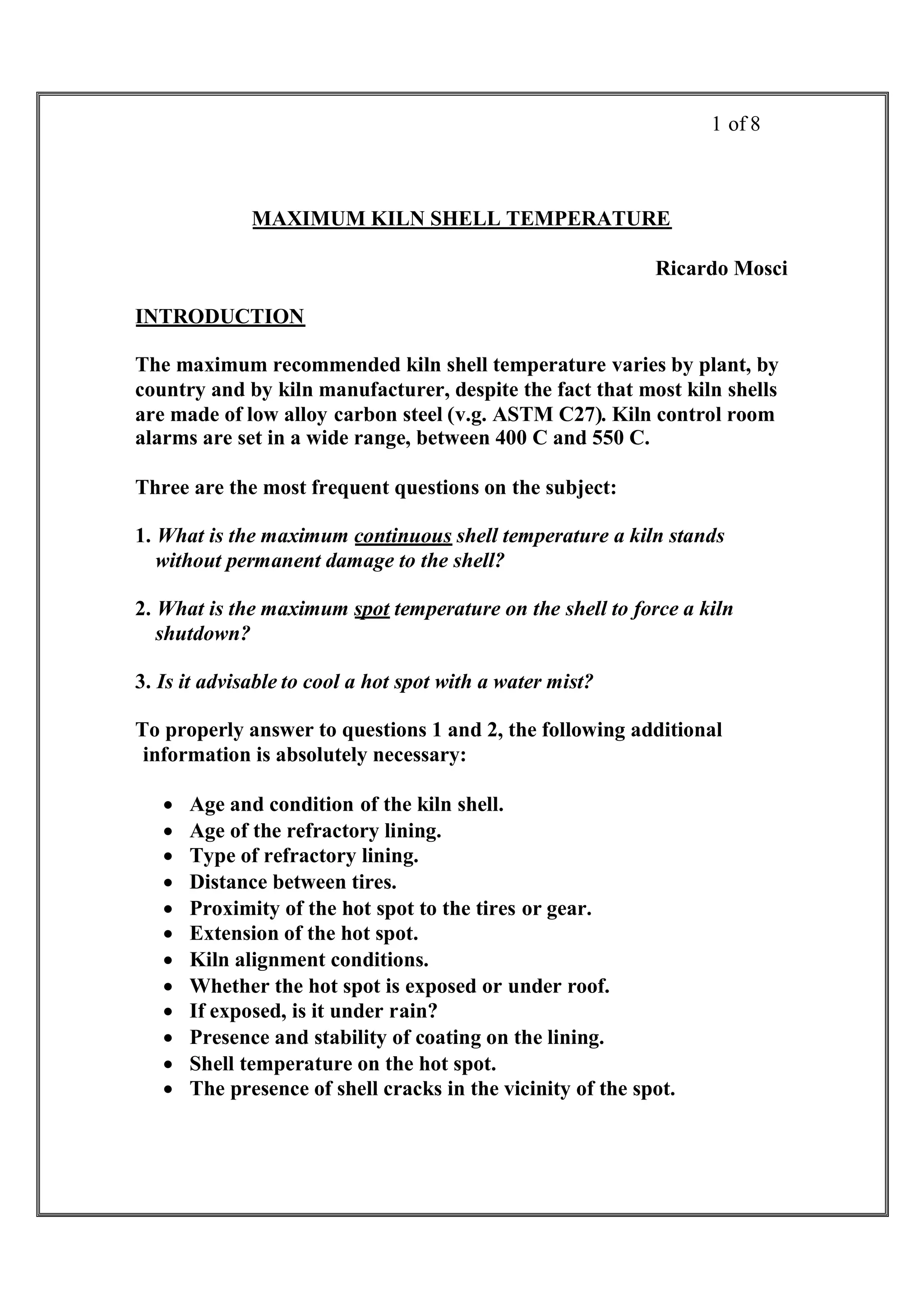 Maximum Shell Temp Ok | PDF