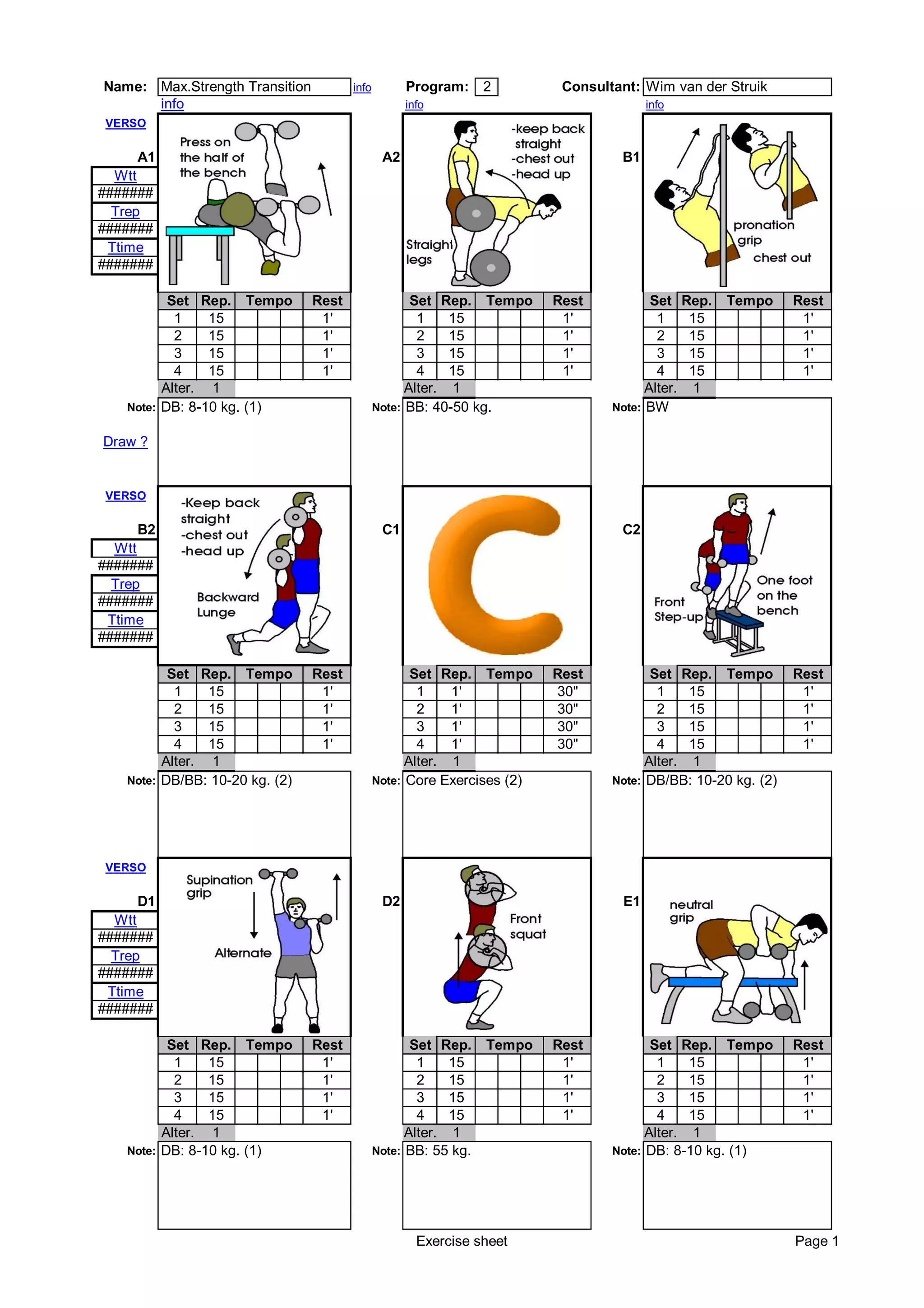 Maximum Strength Training Transition | PDF