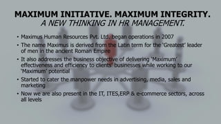 Maximus hr ppt | PDF