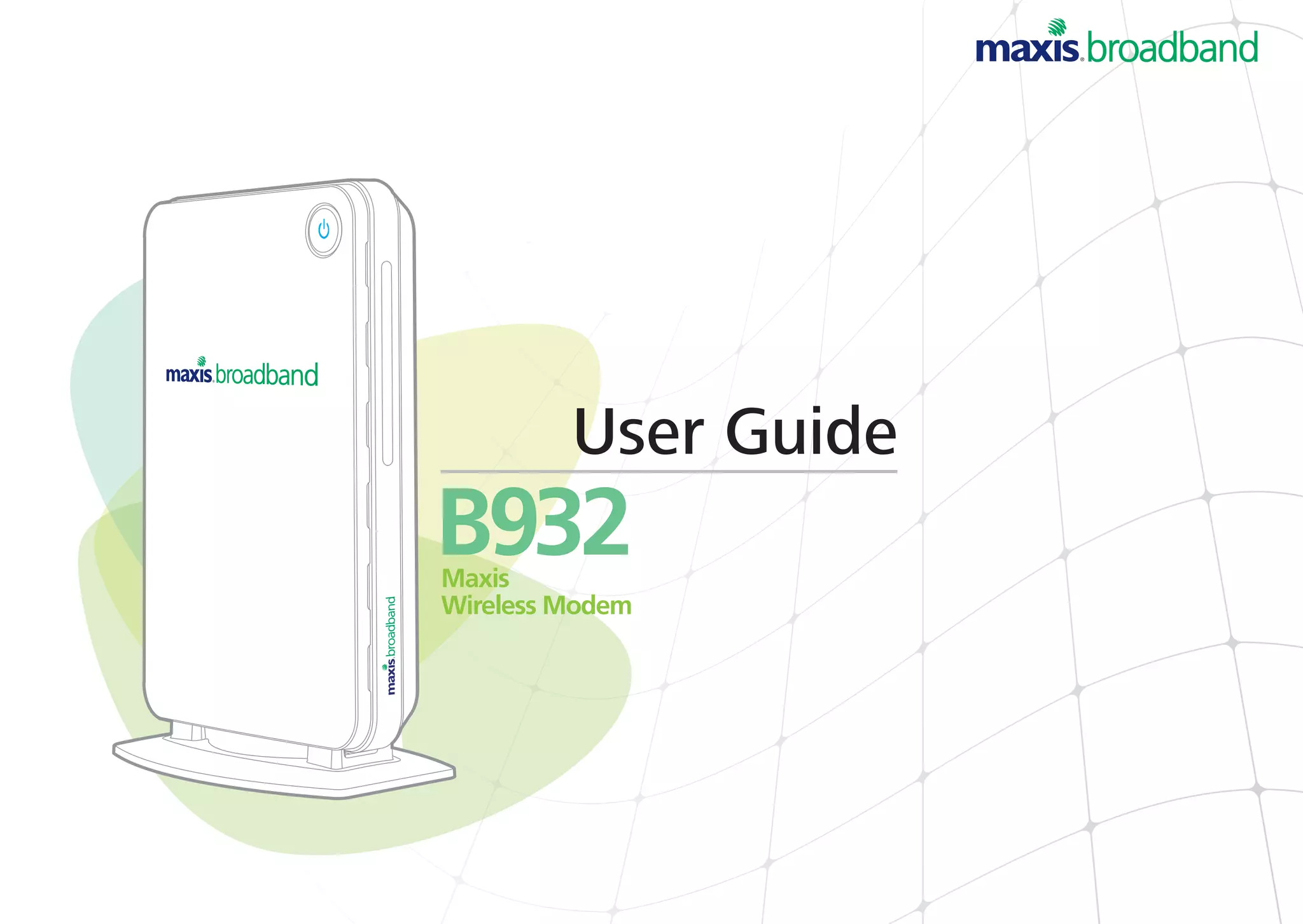 Maxis Wireless Modem B932 User Guide | PDF