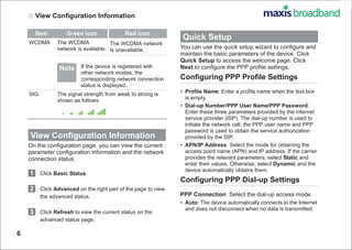 Maxis Wireless Modem B932 User Guide | PDF