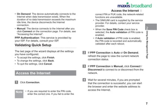 Maxis Wireless Modem B932 User Guide | PDF