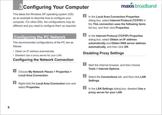 Maxis Wireless Modem B932 User Guide | PDF