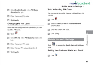 Maxis Wireless Modem B932 User Guide | PDF