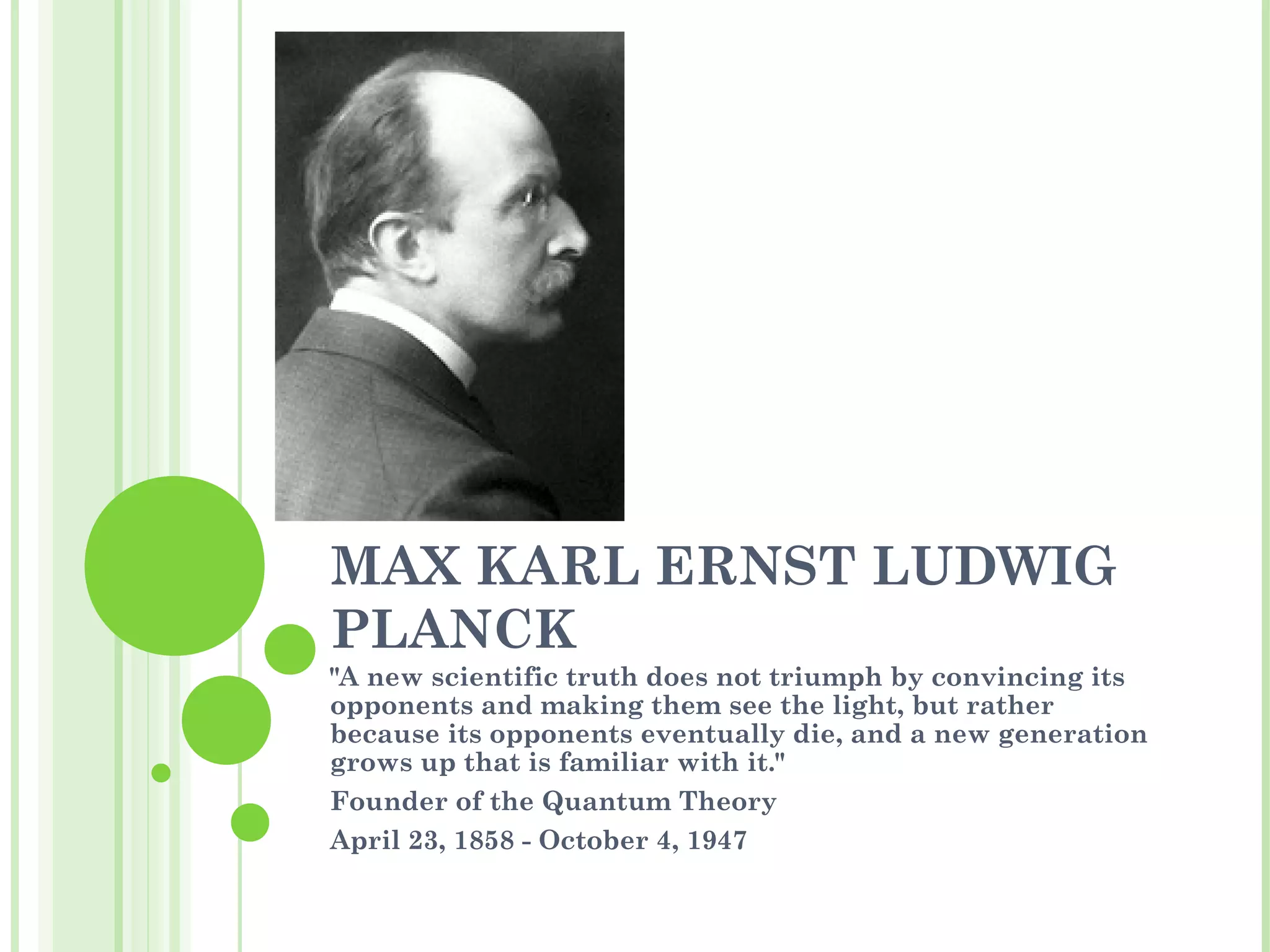 Max Planck | PPT