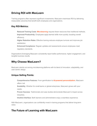 MaxLearn_ Revolutionizing Corporate Training with Microlearning Platform.pdf