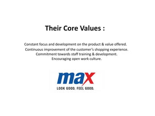 Max lifestyle - Lastest Fashion - Shop now. | PPTX