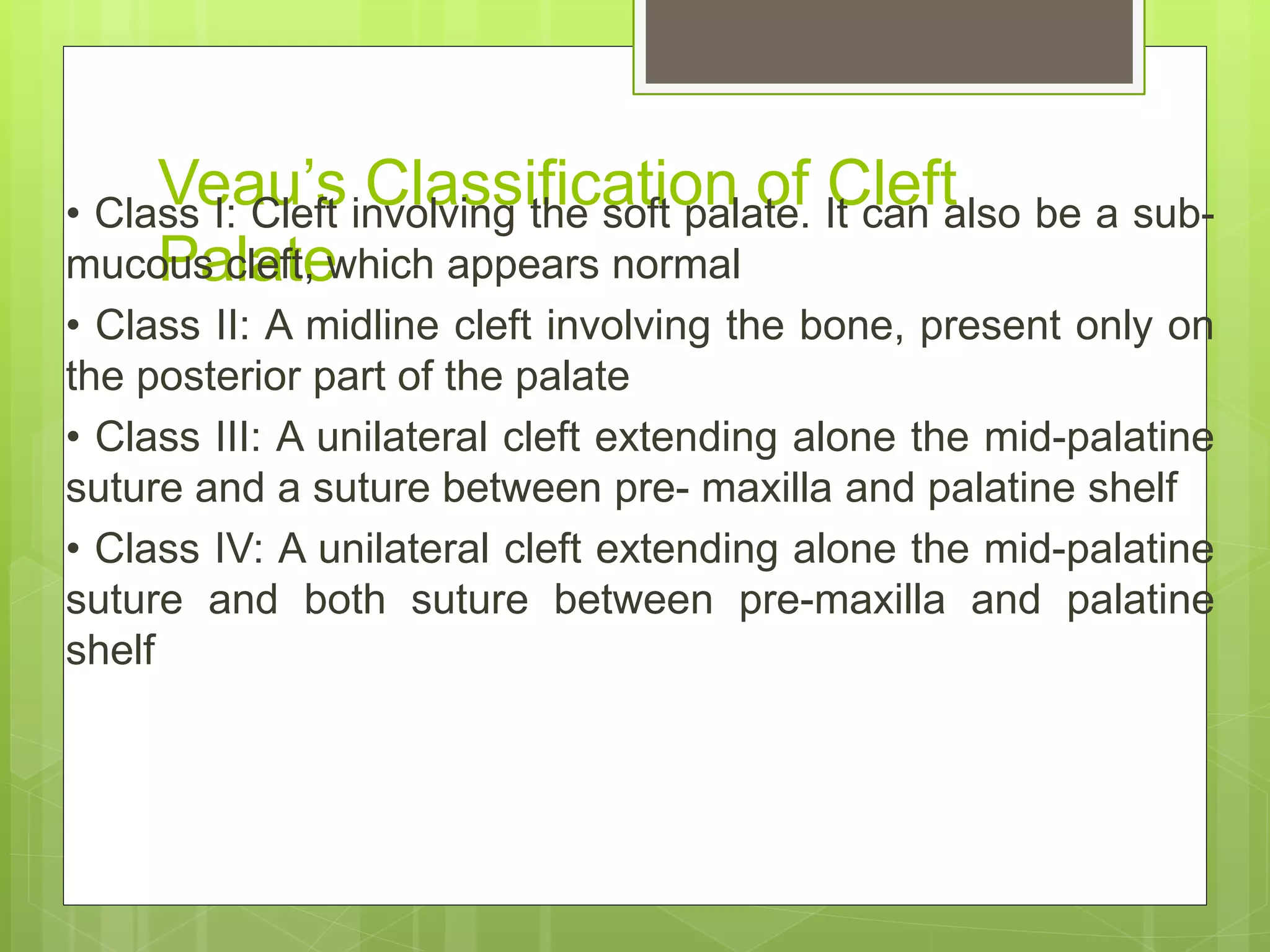 Maxillofacial congenital defect (part 1) | PPTX