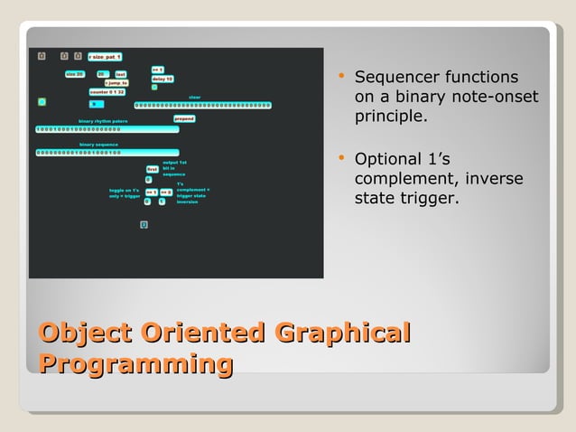 Algorithmic Music Design Using Max/Msp | PPT