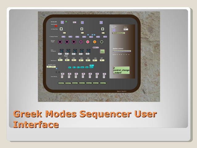 Algorithmic Music Design Using Max/Msp | PPT