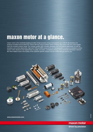 Maxon dcx max brochure | PDF