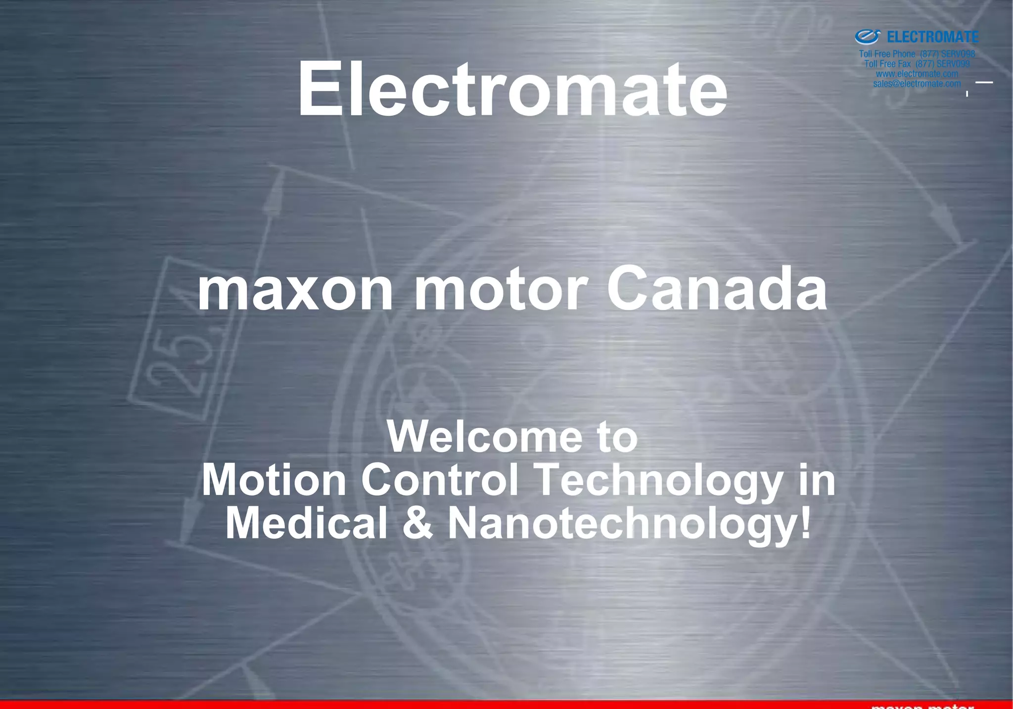 Maxon Medical presentation may 2009 | PDF