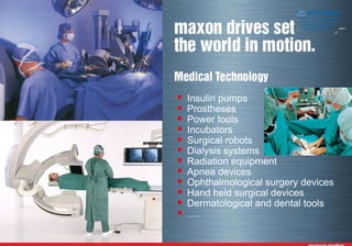 Maxon Medical presentation may 2009 | PDF