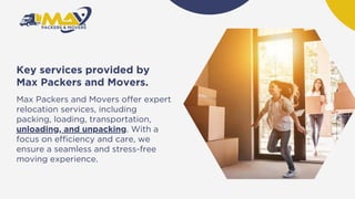 Max Packers and Movers: A Brief Overview and Introduction. | PPT