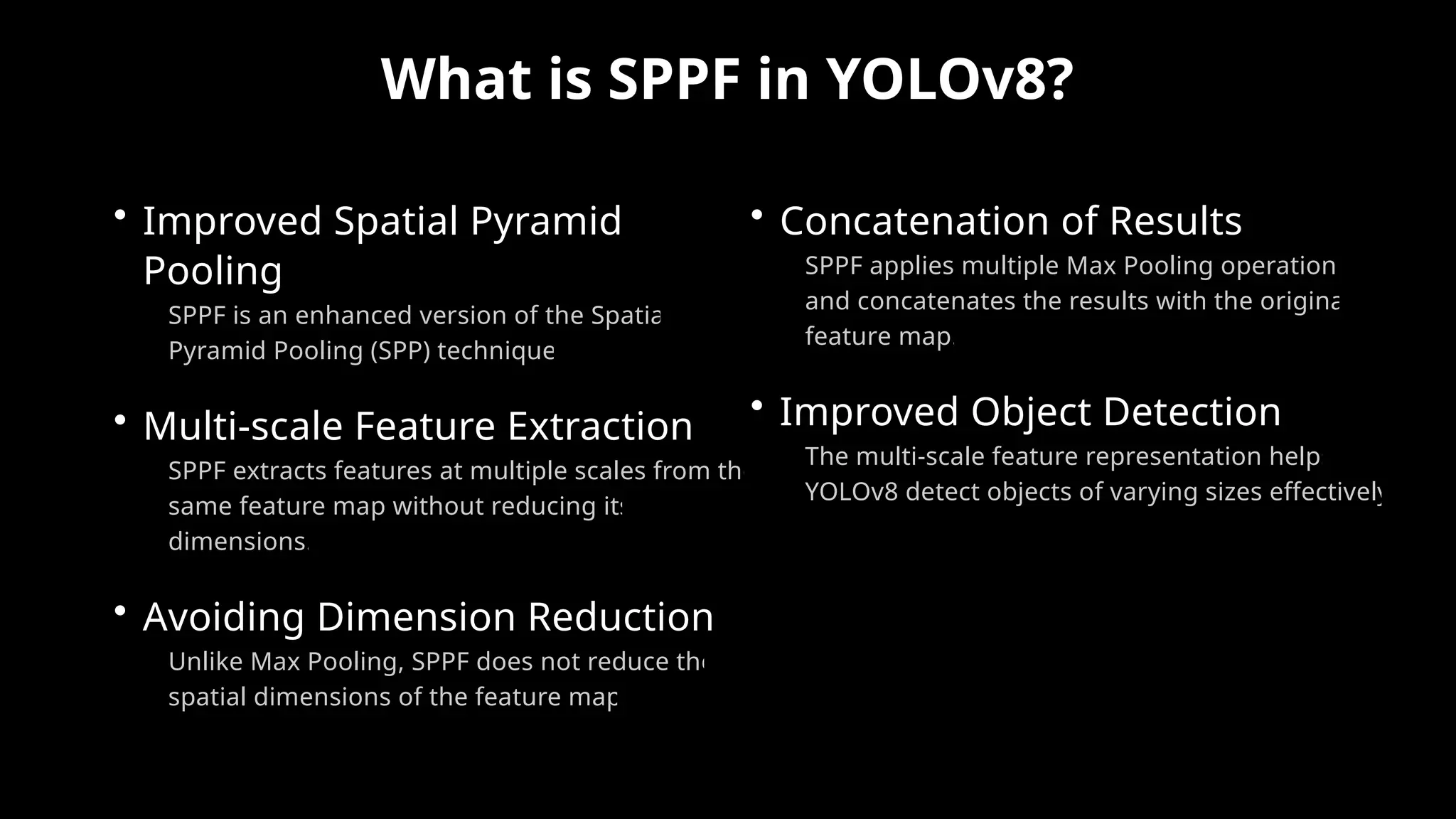 Max Pooling And Sppf In Yolov8 Max Pooling Is A Common Operation In