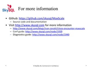 Max scale overview boston mysql meetup 03102014 | PDF