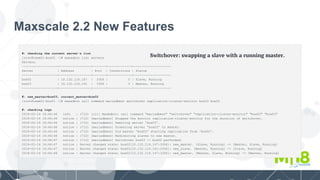 Maxscale switchover, failover, and auto rejoin | PDF