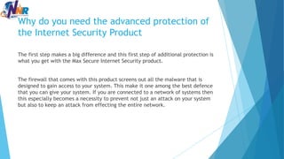 Why do you need the advanced protection of the Internet Security ...