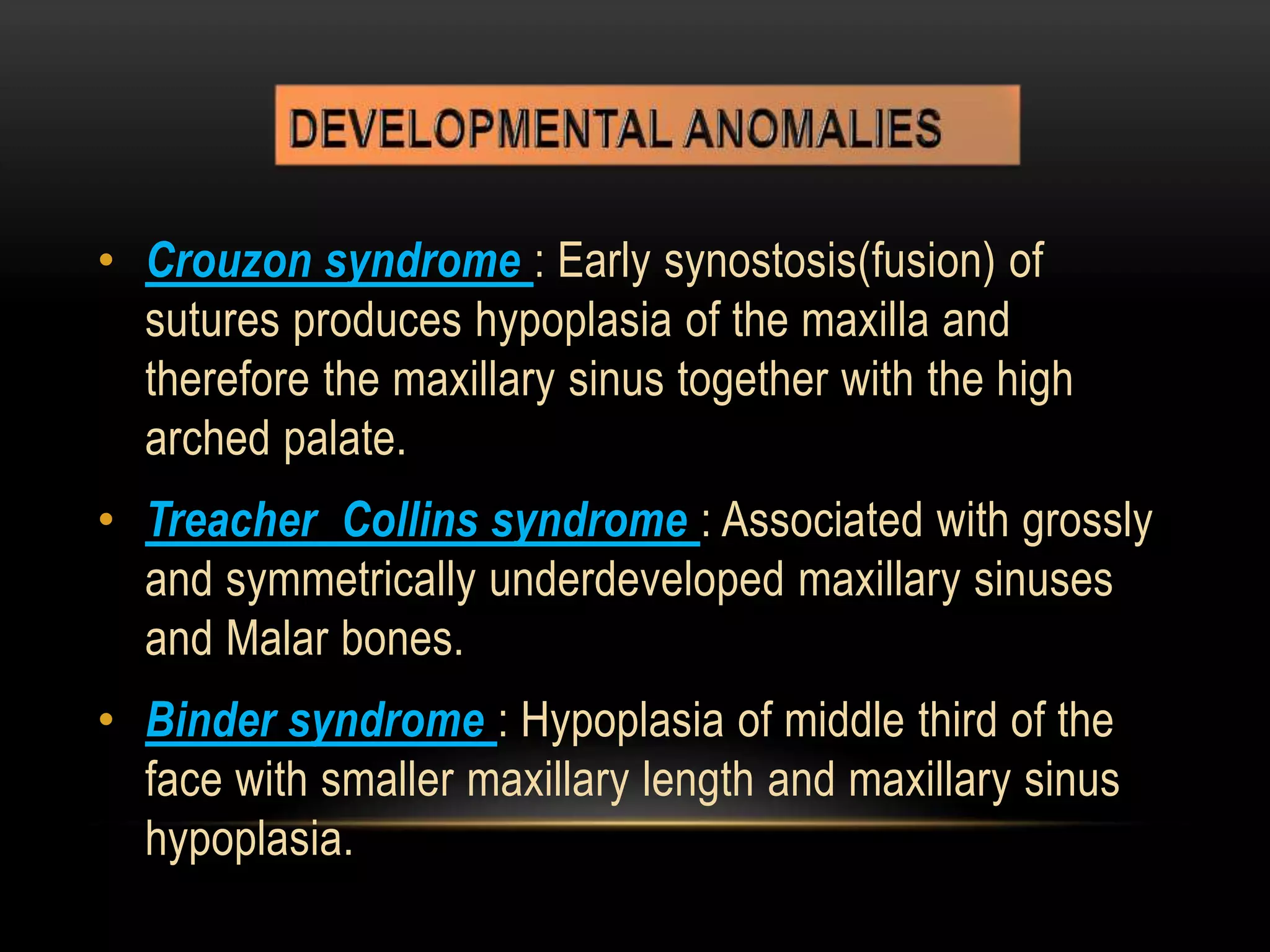 Maxillary sinus sinus | PPTX