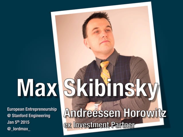 Max Skibinsky - Bitcoin Startup - RU USA - Stanford Engineering - Jan 5 ...